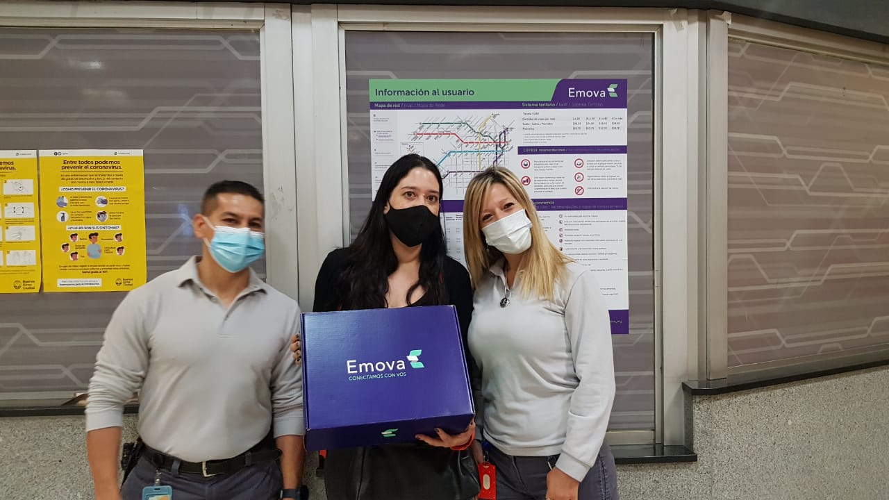 Primeros usuarios de Subte – Emova